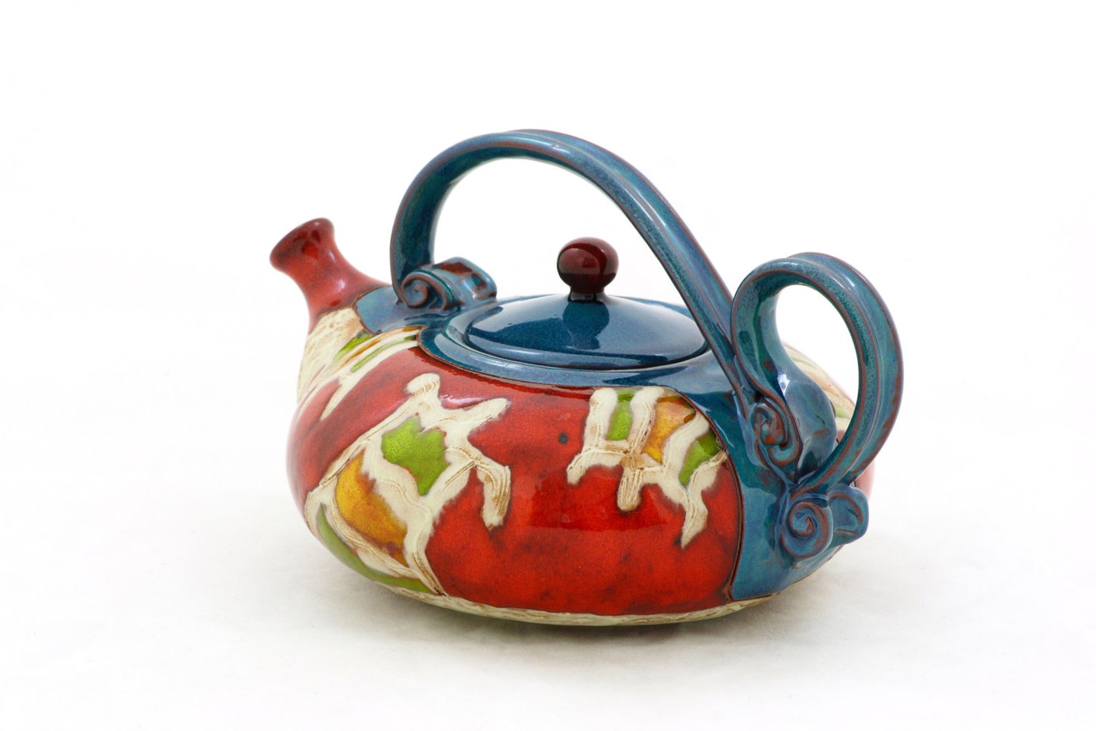 Pottery Teapot Handmade Teapot Art Pottery Teapot Unique - Etsy