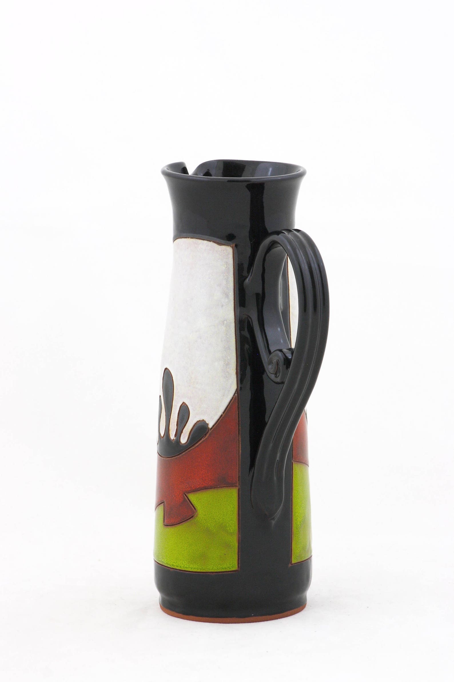 Ceramic Ewer Wheel Thrown Pottery Pitcher Stoneware Water - Etsy