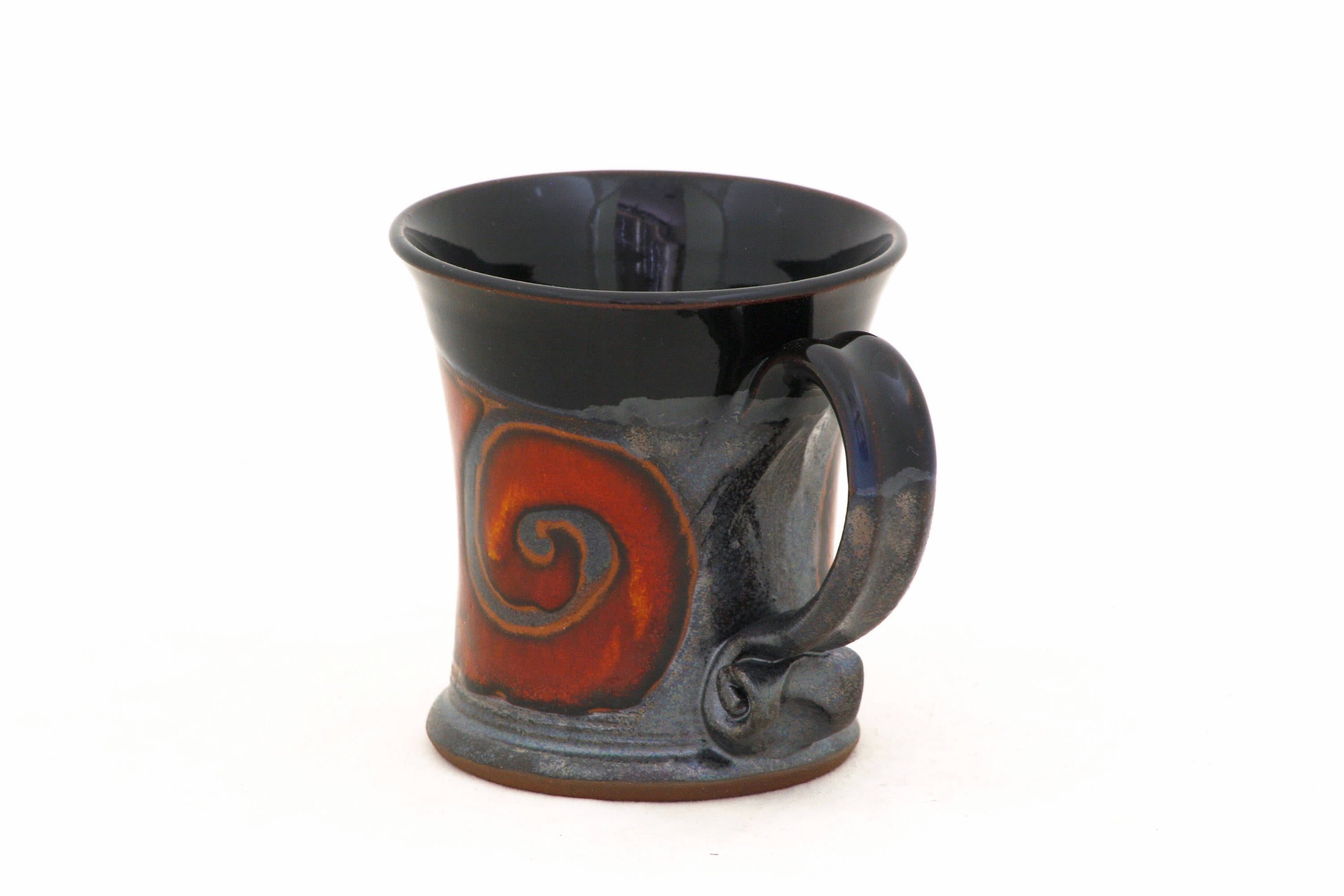 Handmade Pottery Coffee Cup Ceramic Espresso Cup Red and - Etsy UK