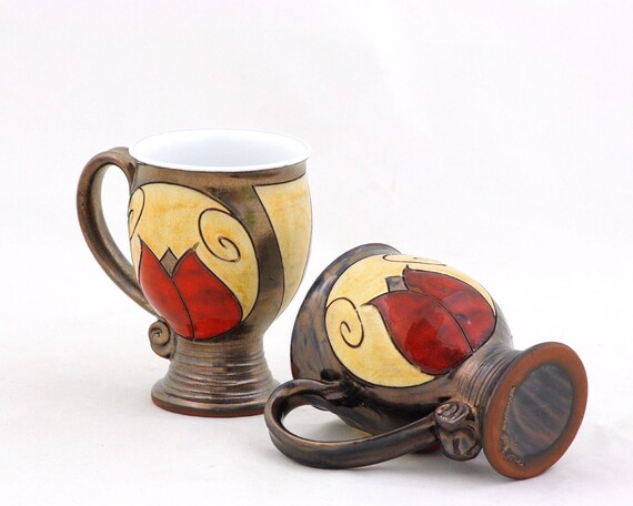 Handmade Coffee and Tea Mug Set Pottery Mug Set Ceramic Mug | Etsy