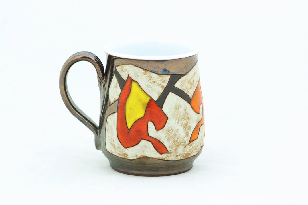 Handmade Ceramic Beer Stein, Pottery Beer Mug, Large Stoneware Mug ...