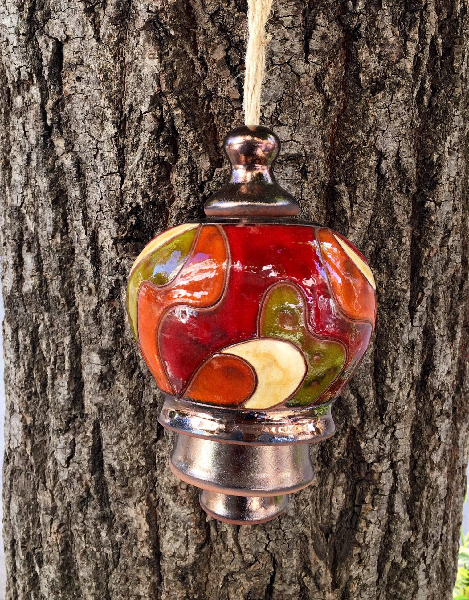 Garden Bell Handmade Windchime Wheel Thrown Wind Chime | Etsy