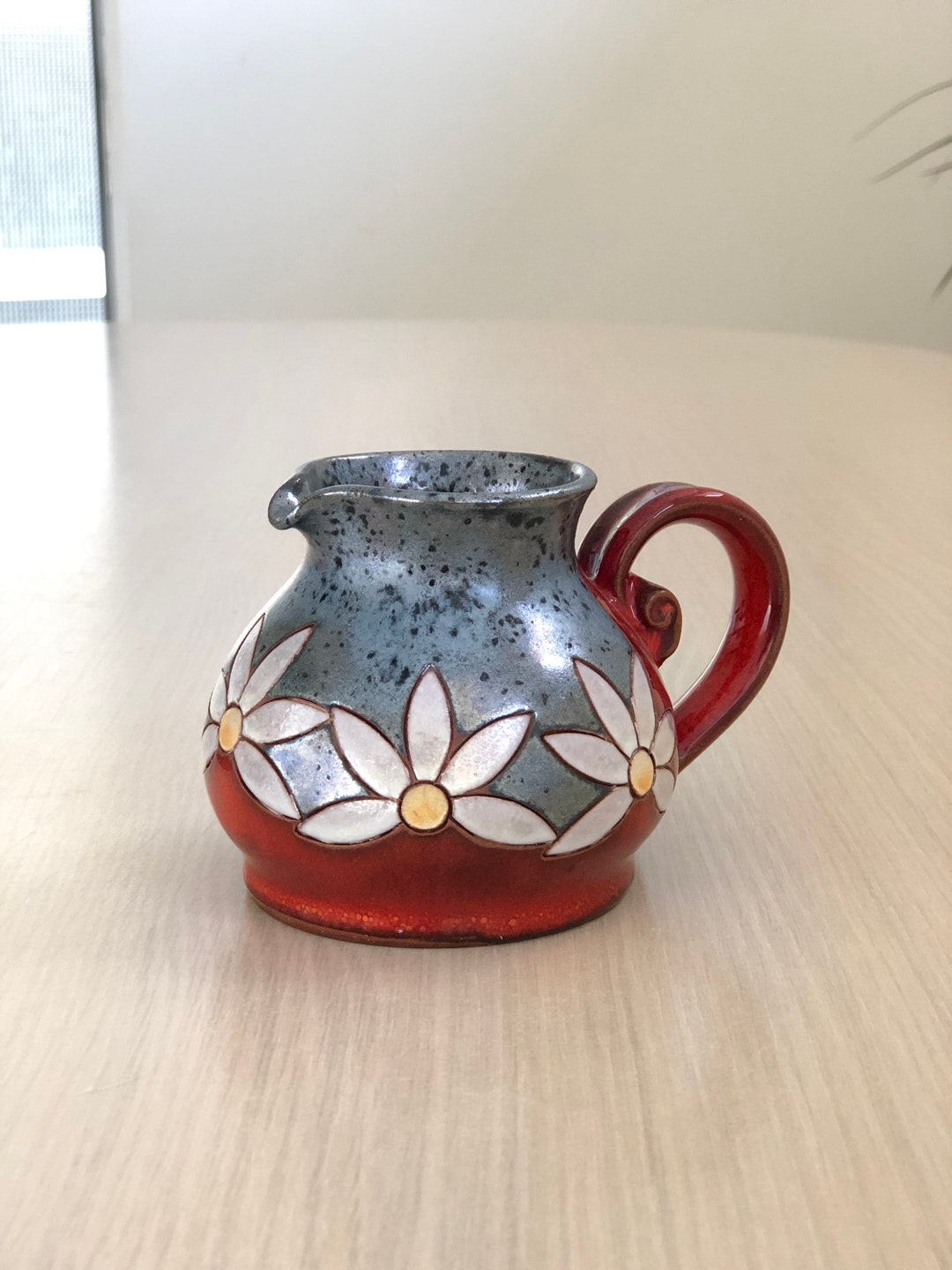 Ceramic Milk Pitcher , Handmade Pottery Jug, Milk Pitcher , Coffee and ...