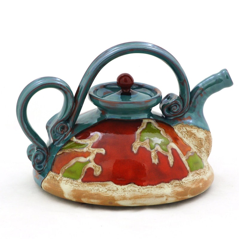 Unique Teapot - Etsy