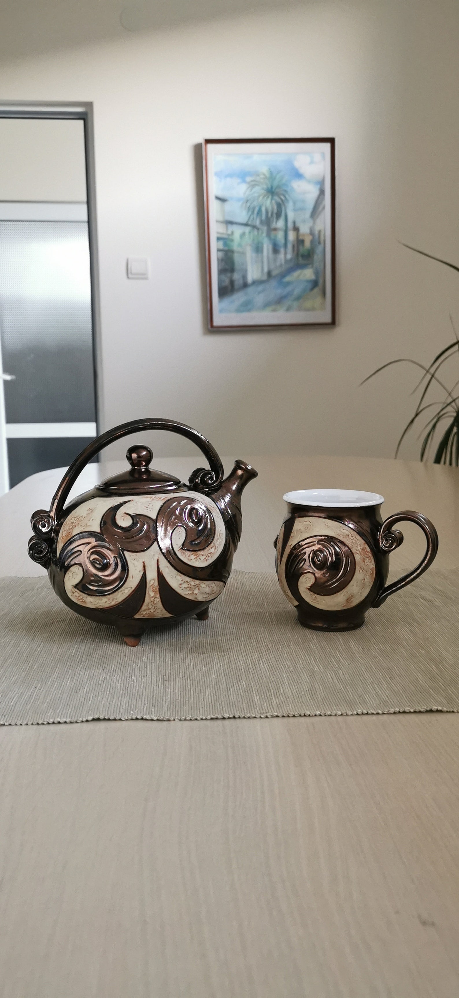 Ceramic Teapot Unique Pottery Teapot Rustic Pottery Teapot | Etsy