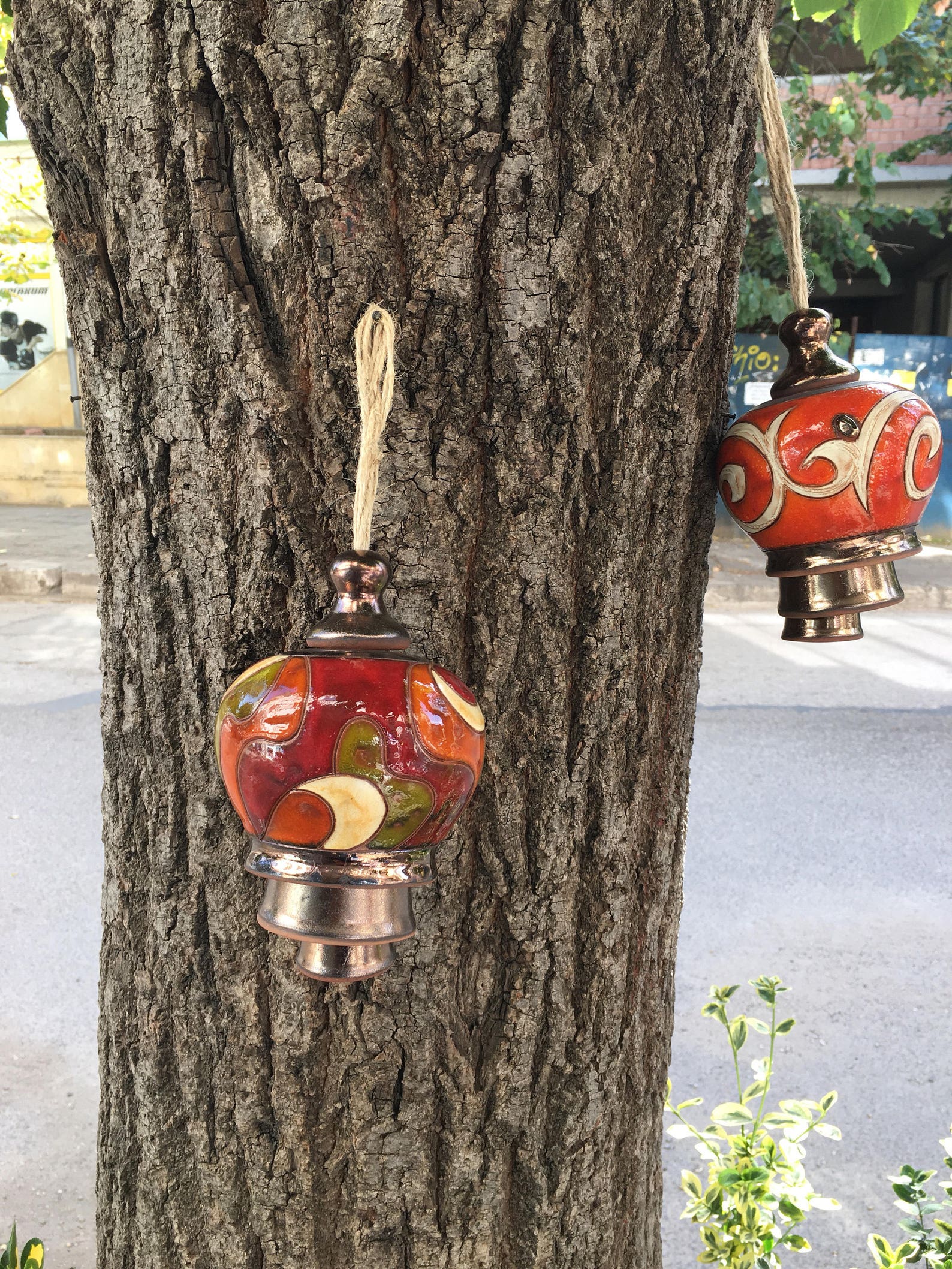 Garden Bell Handmade Windchime Wheel Thrown Wind Chime | Etsy