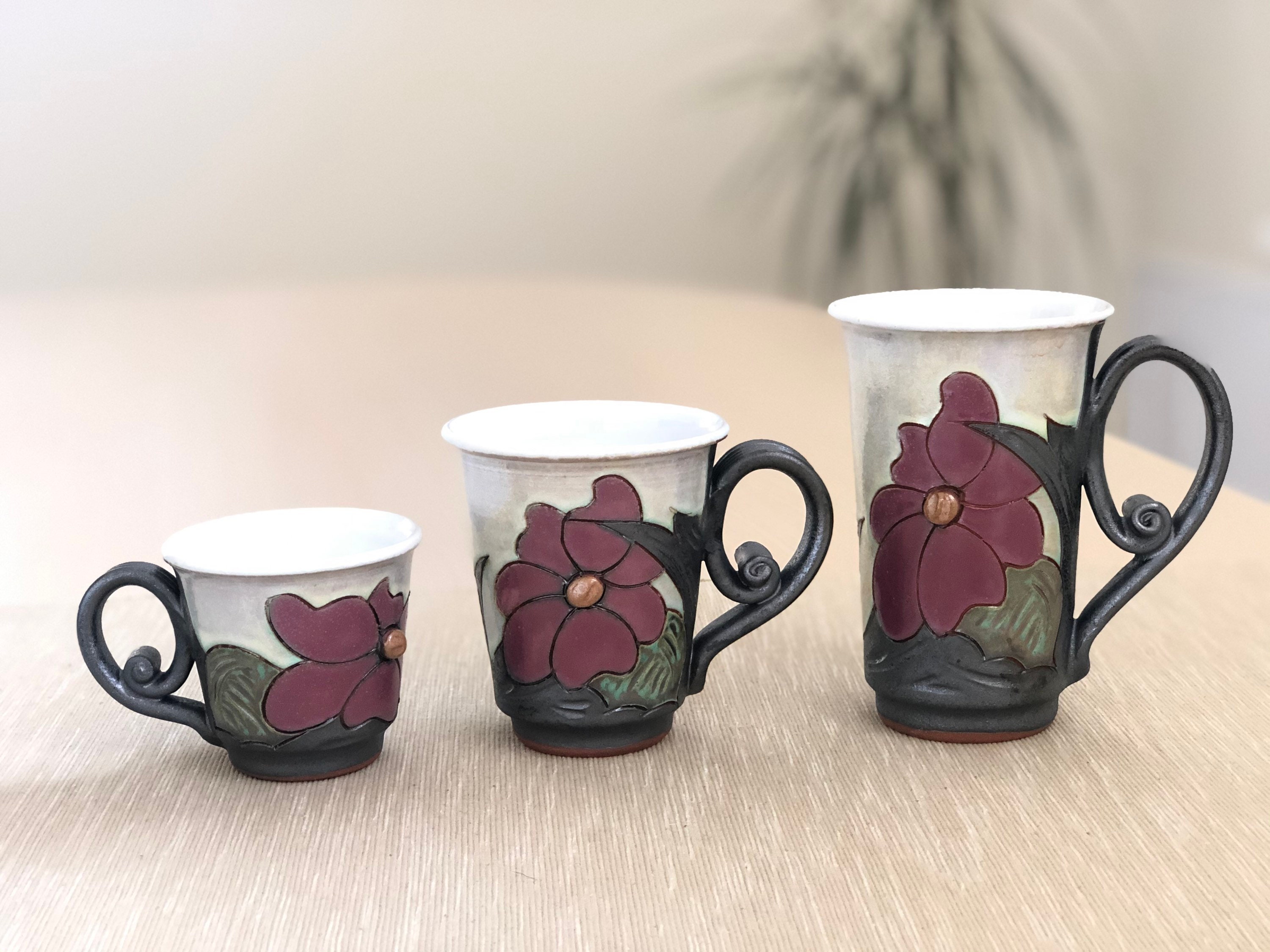 Handmade Pottery Coffee Mug Ceramic Double Espresso Cup - Etsy