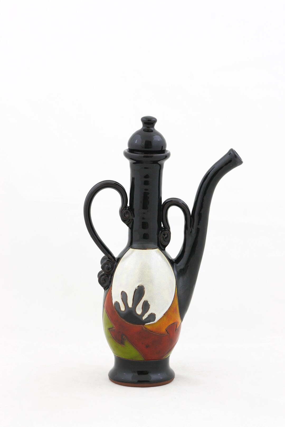 Serving Pitcher Handmade , Unique Decorative Bottle, Ceramic Pitcher ...