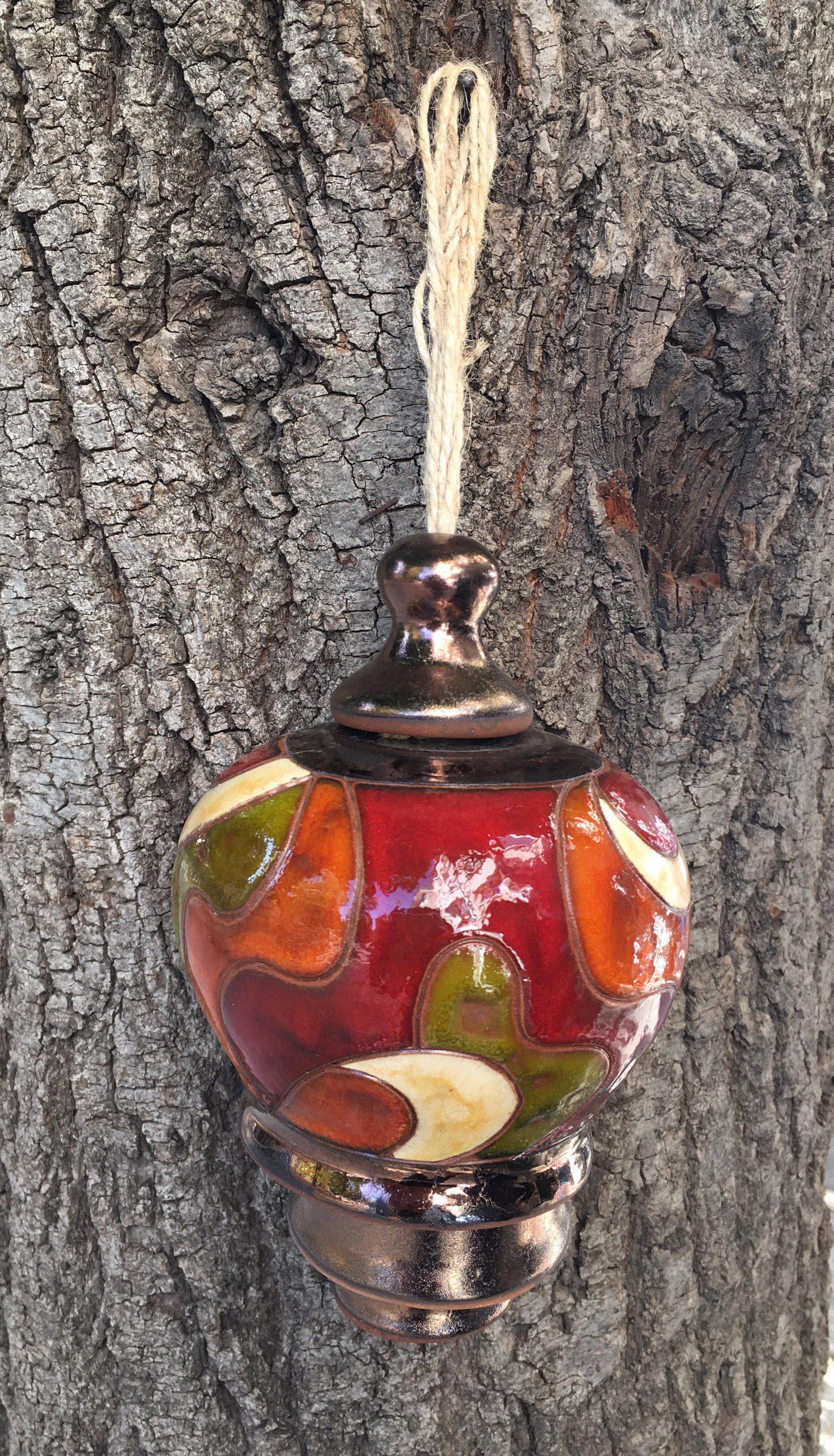 Garden Bell Handmade Windchime Wheel Thrown Wind Chime | Etsy