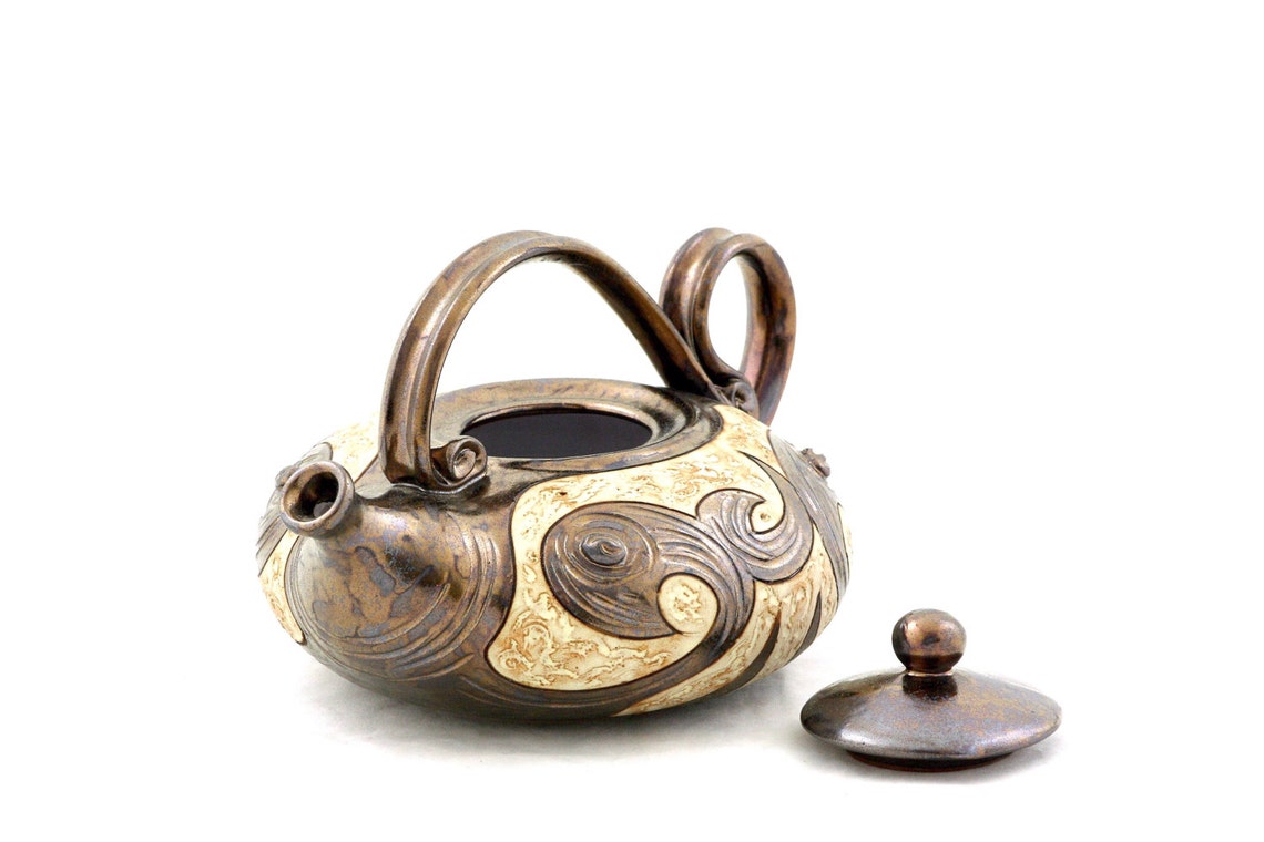 Unique Teapot Rustic Earthenware Tea Maker Art Pottery - Etsy