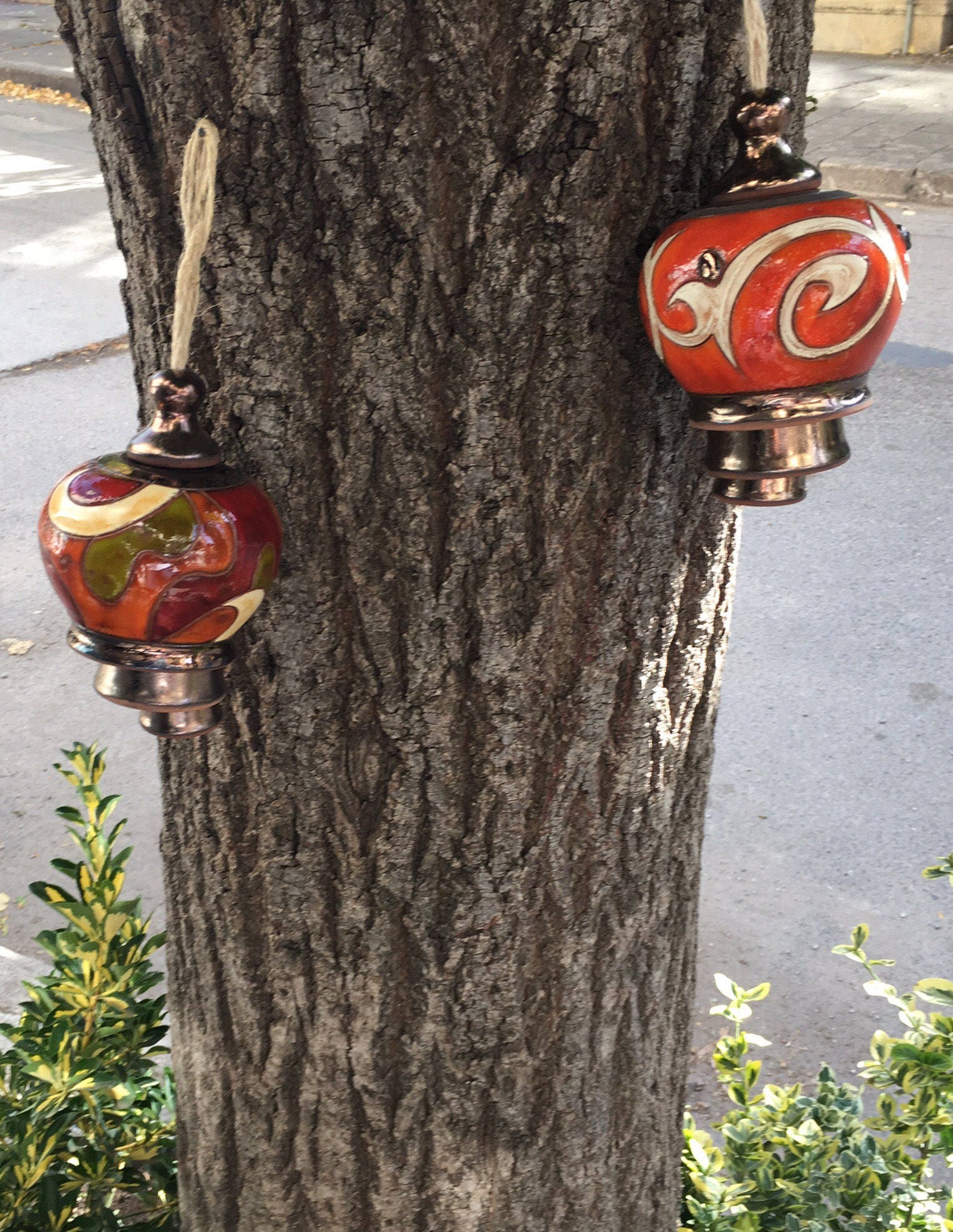 Garden Bell Handmade Windchime Wheel Thrown Wind Chime | Etsy