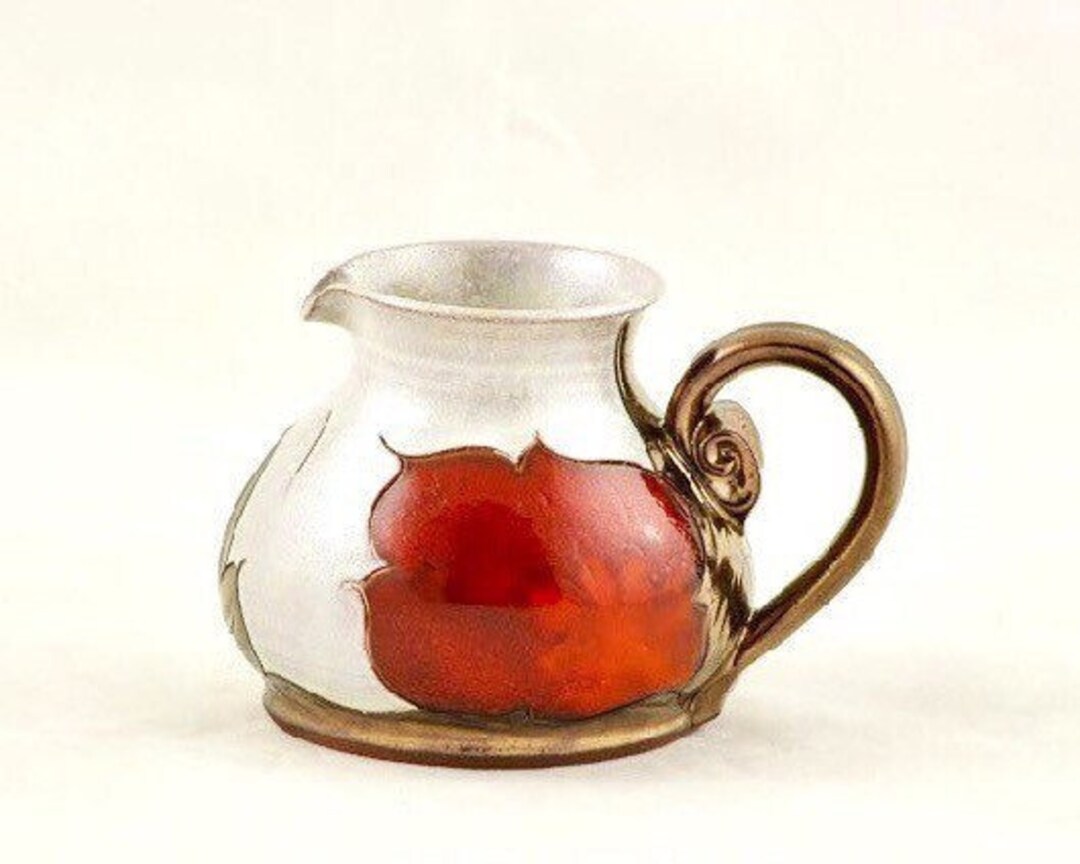 Ceramic Pitcher 6.7oz,coffee Creamer,pearl Collection ,handmade Milk ...