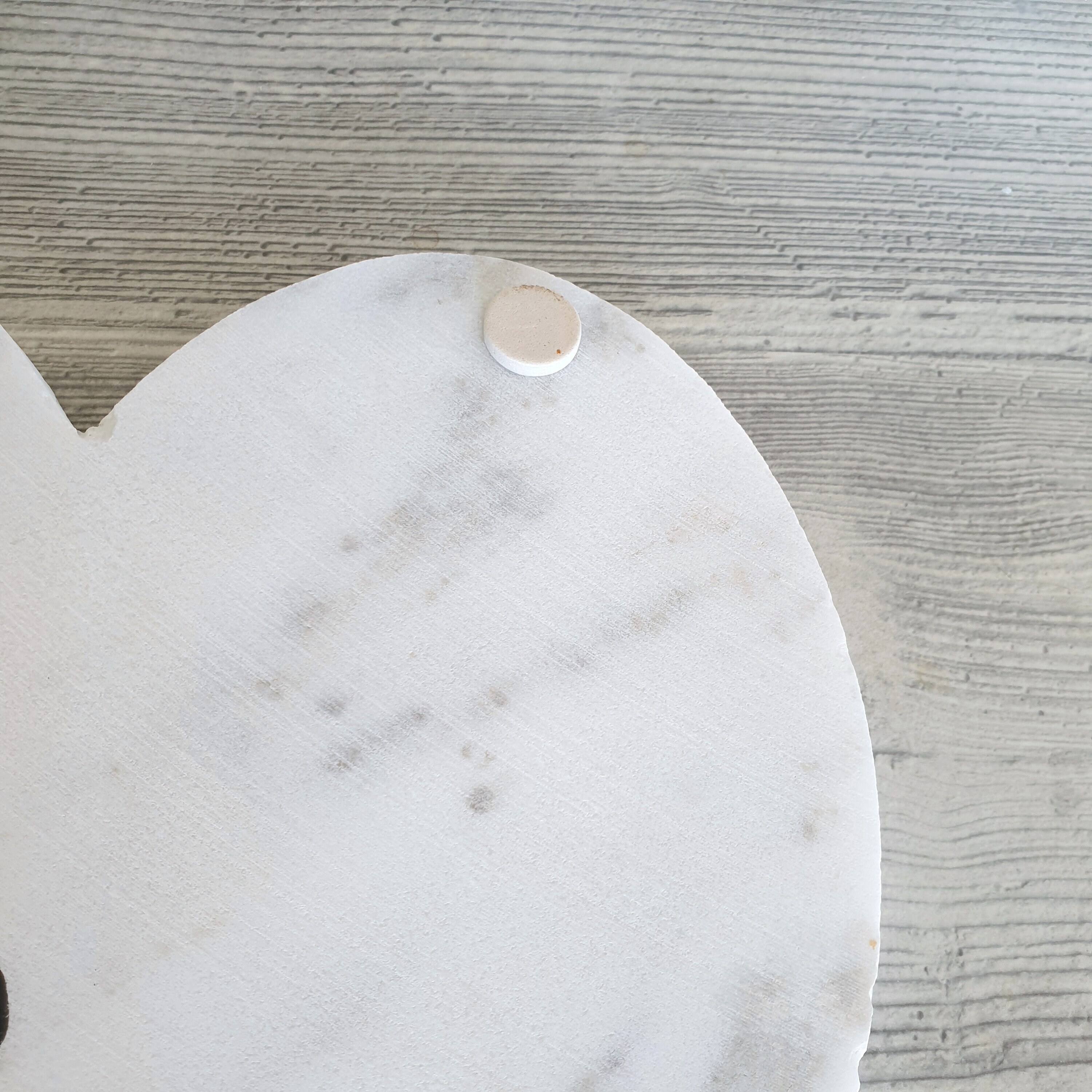 Personalised robin marble heart chopping serving board | Etsy