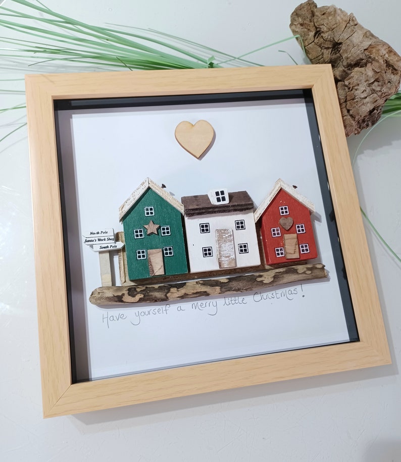 20cm Personalised Rustic Wood Family Frame Picture - Etsy