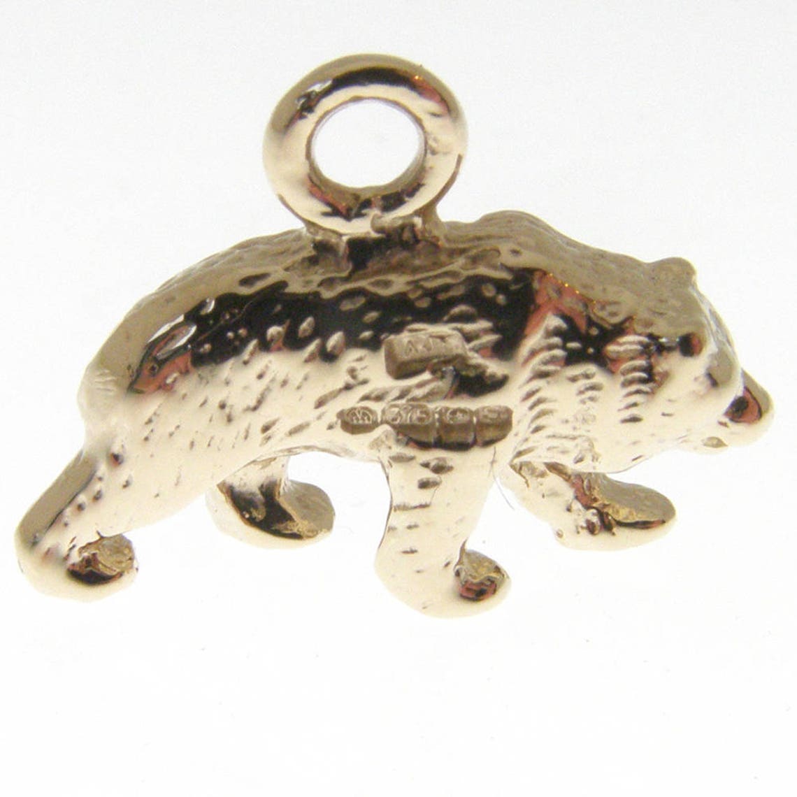 9 Carat Gold Grizzly Bear Charm. Fully Hallmarked 9 Carat Gold Grizzly ...
