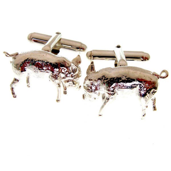 Pig Cufflinks - Etsy Canada
