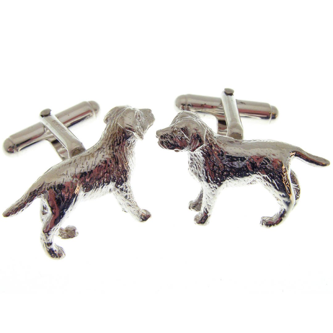 Silver Labrador Dog Cufflinks. Hallmarked Sterling Silver Labrador ...