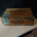 Vintage Velvet Pipe & Cigarette Tobacco Tin,very Worn and Rustic, A ...