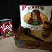 Vintage Velvet Pipe & Cigarette Tobacco Tin,very Worn and Rustic, A ...