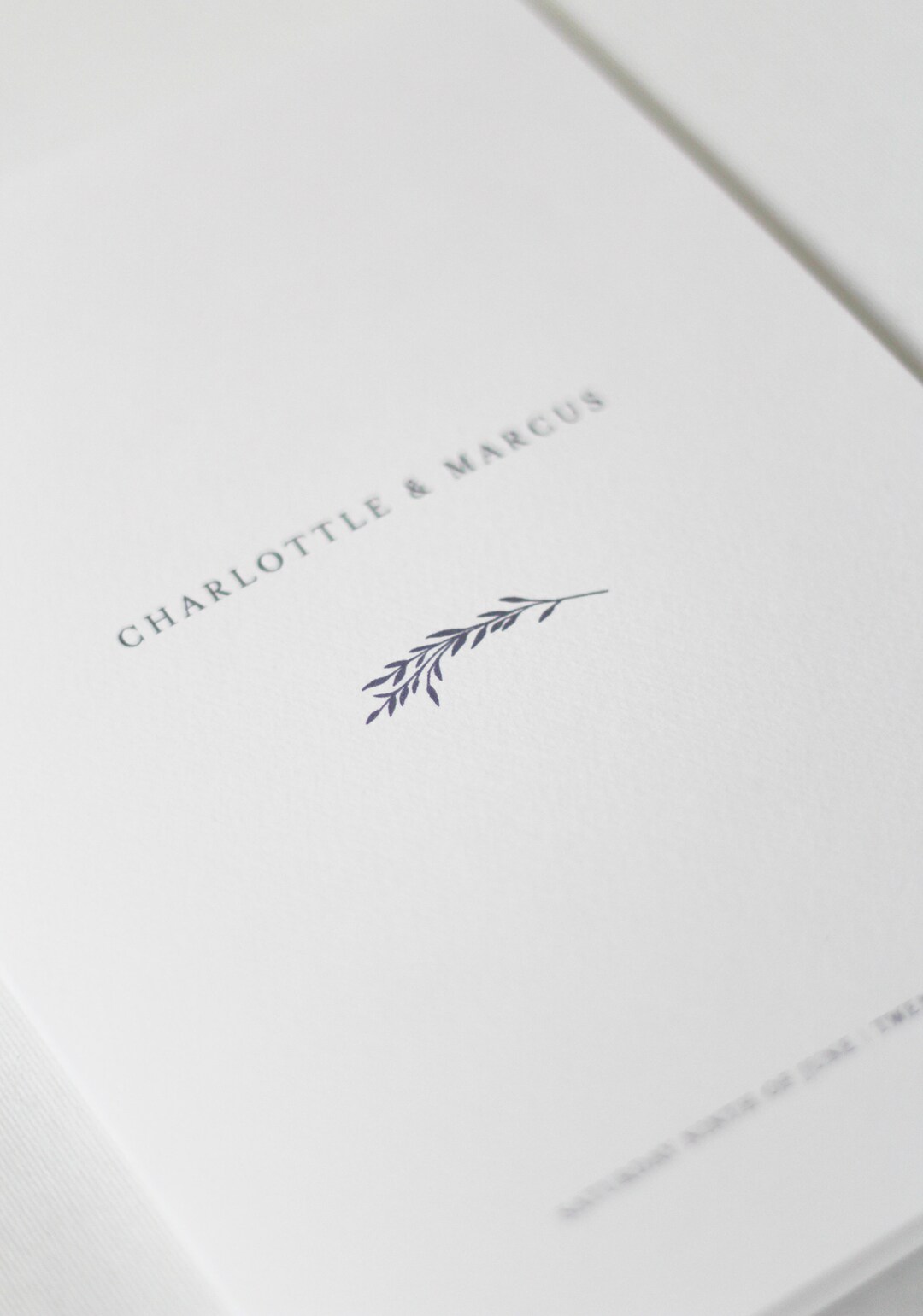 Modern Wedding Order of Service Ceremony Programme | Order of the Day ...