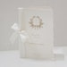 Luxury Wedding Crest Order of Service Ceremony Program Silk Ribbon ...
