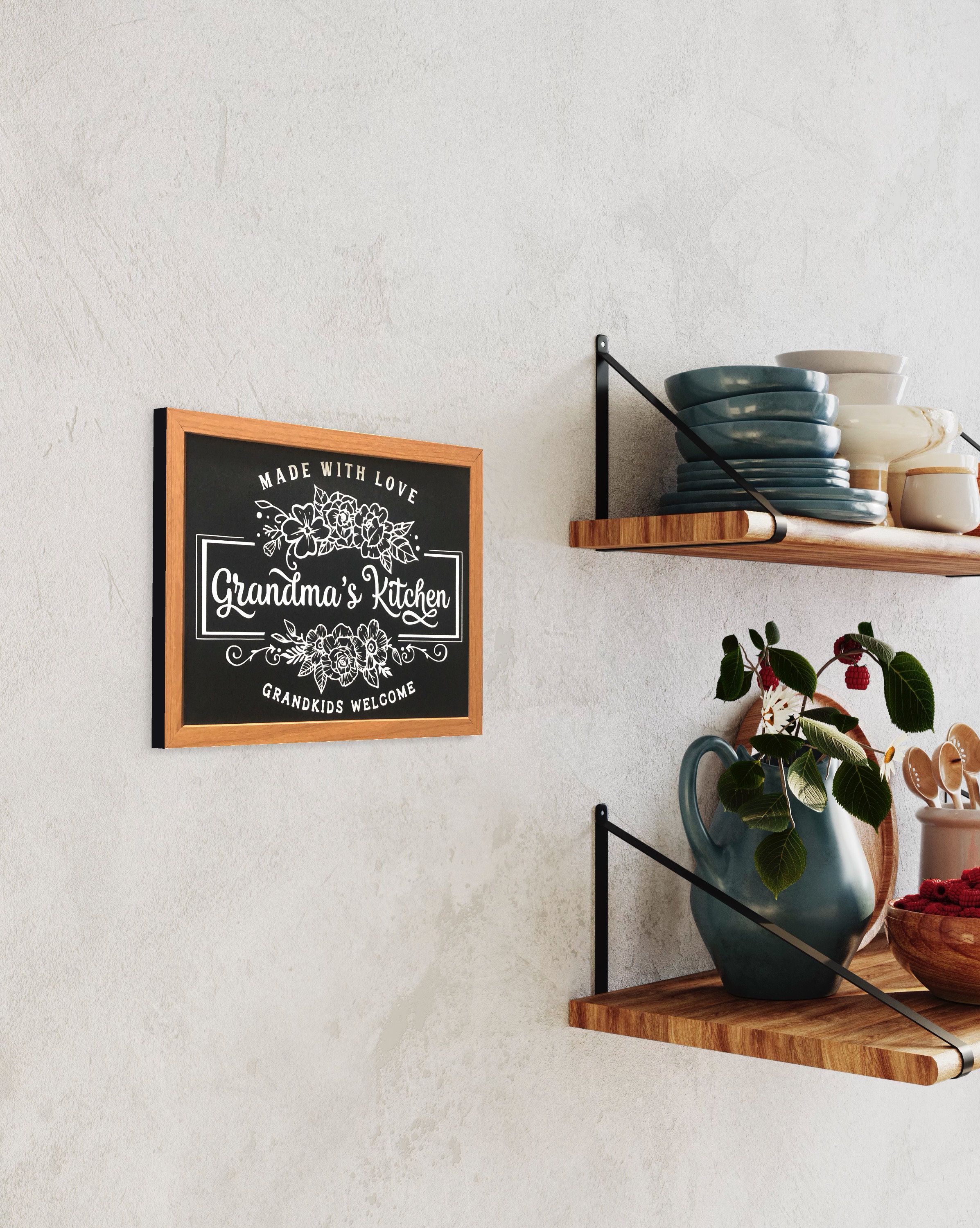 Grandmas Kitchen Plaque Grandmas Kitchen Frame Gift for - Etsy UK