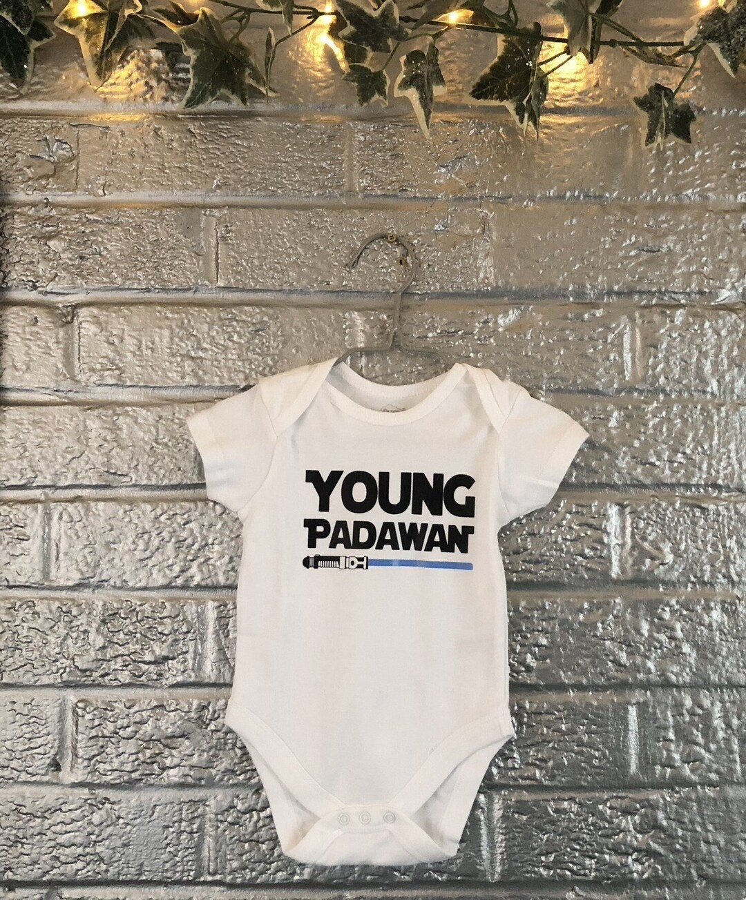 Young Padawan Baby Vest, Starwars Baby Clothes, New Dad Gift, Gender ...