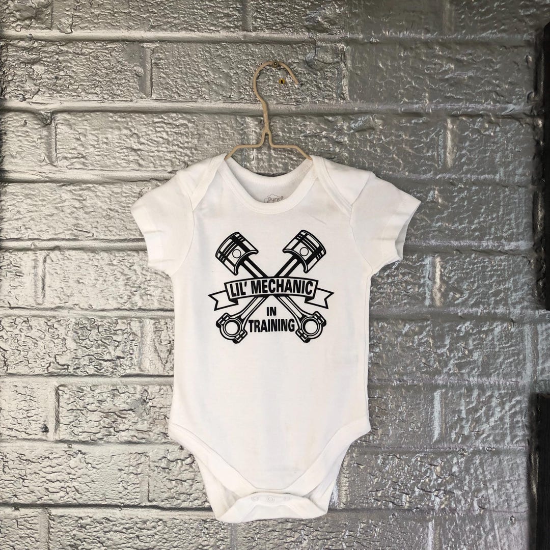 Mechanic in Training Baby Vest, Baby Boy Bodysuit, New Dad Gift, Boy ...