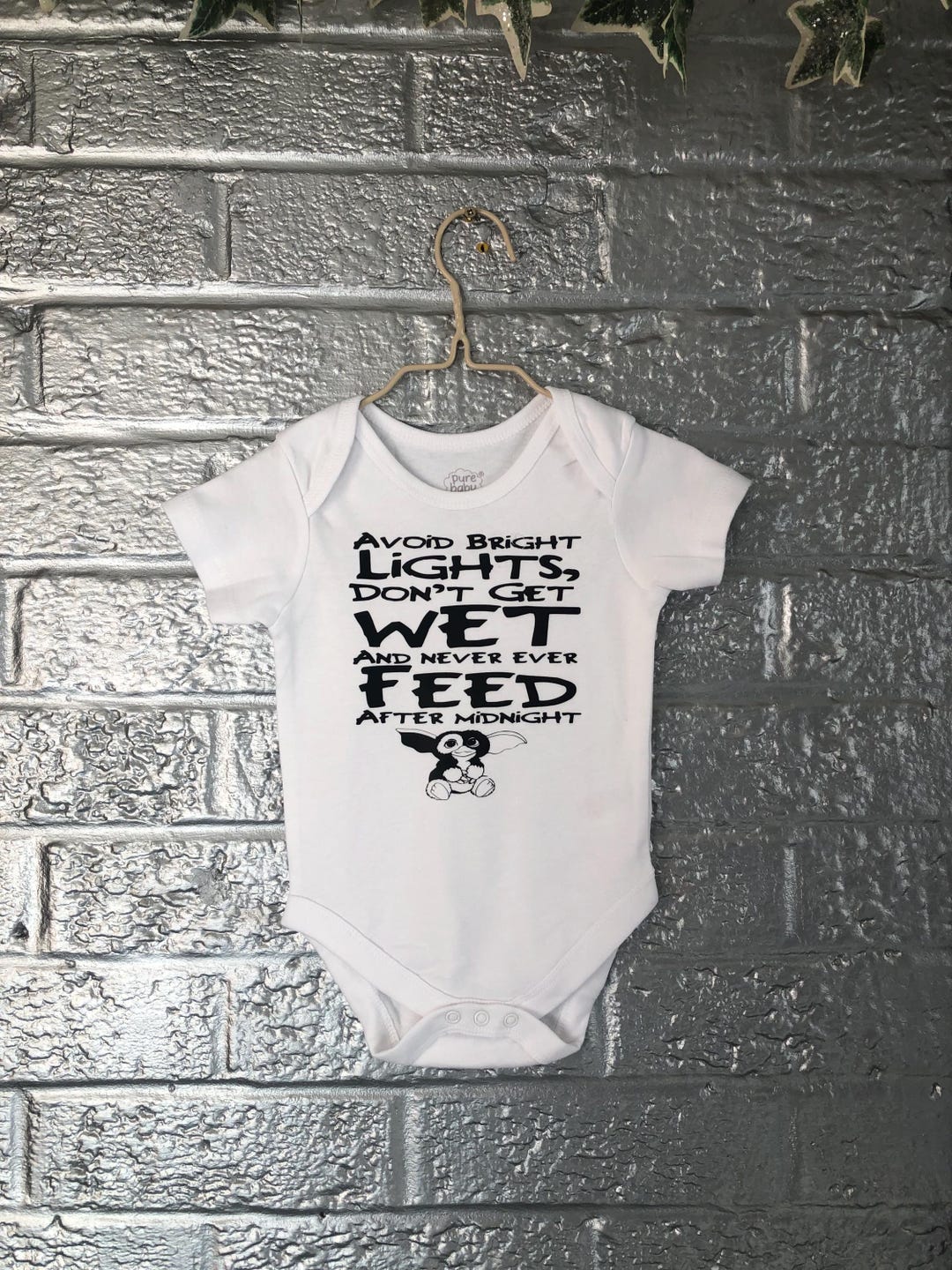 Gremlins Inspired Baby Vest, 80s Baby Clothes, Retro Baby, Baby Shower ...