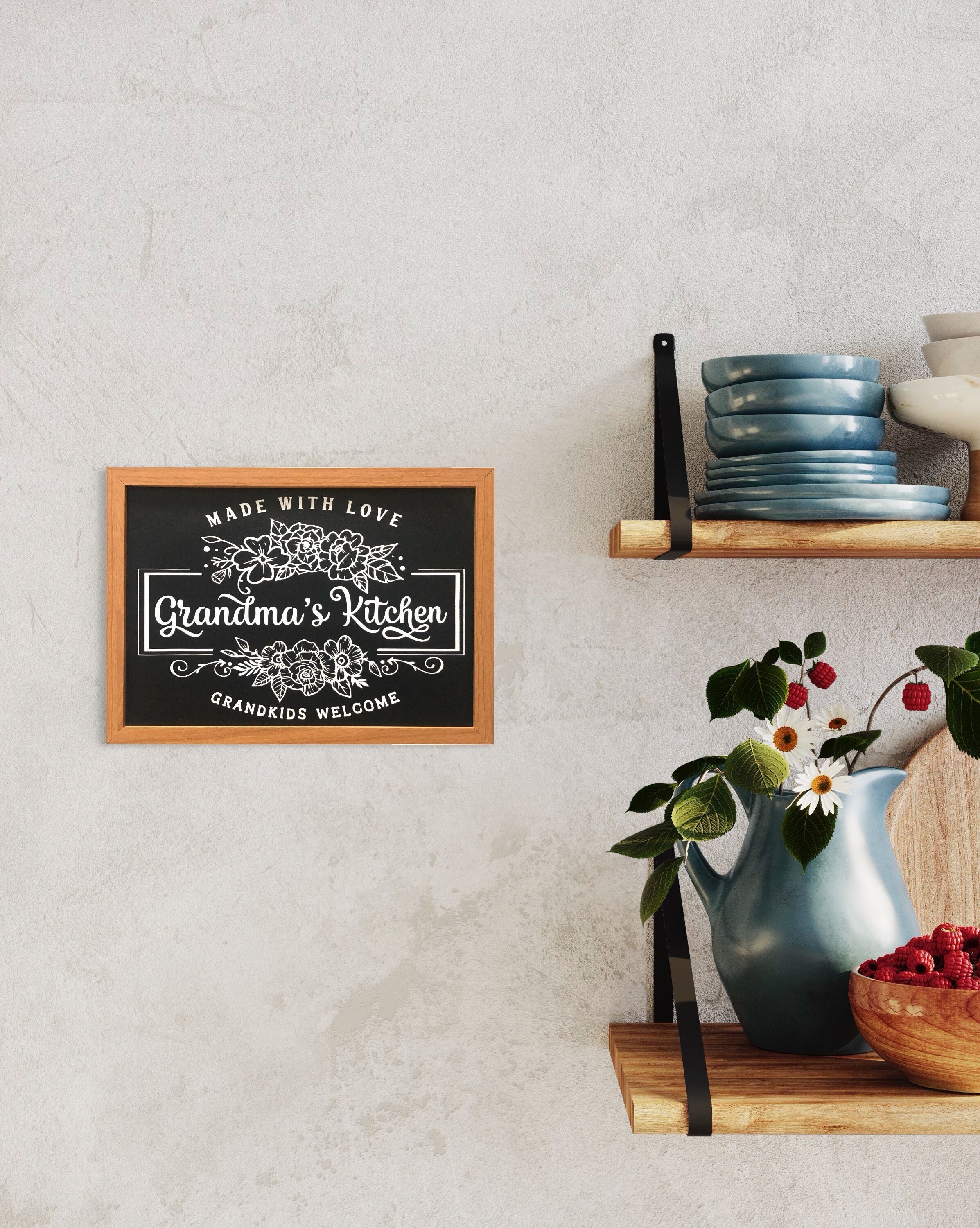 Grandmas Kitchen Plaque Grandmas Kitchen Frame Gift for - Etsy UK