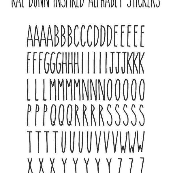 Rae Dunn Stencil - Etsy