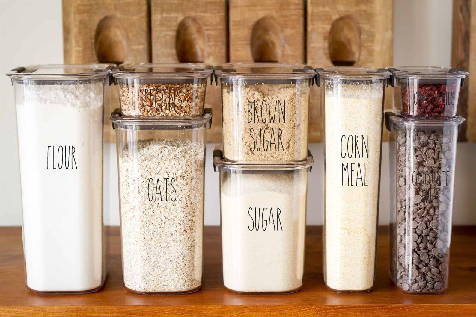 Rae Dunn Inspired / Pantry and Baking Labels / Set of 30 / Dog | Etsy