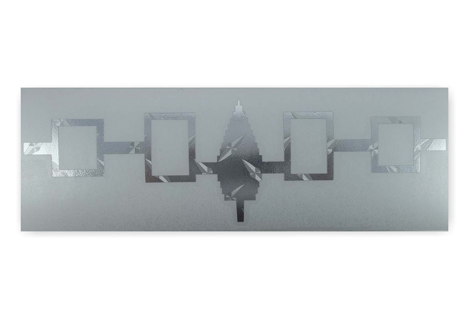 Silver Diamond Plate Iroquois Decal Wampum Prism Decal - Etsy