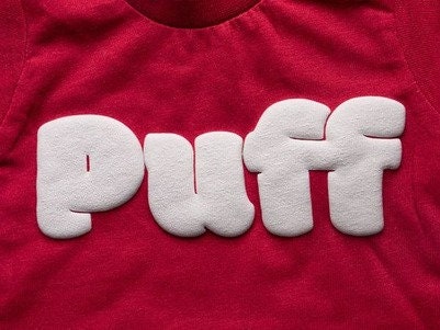 Custom Puff Print, 3D Puff HTV, Custom Iron on Letters, Custom Puff ...