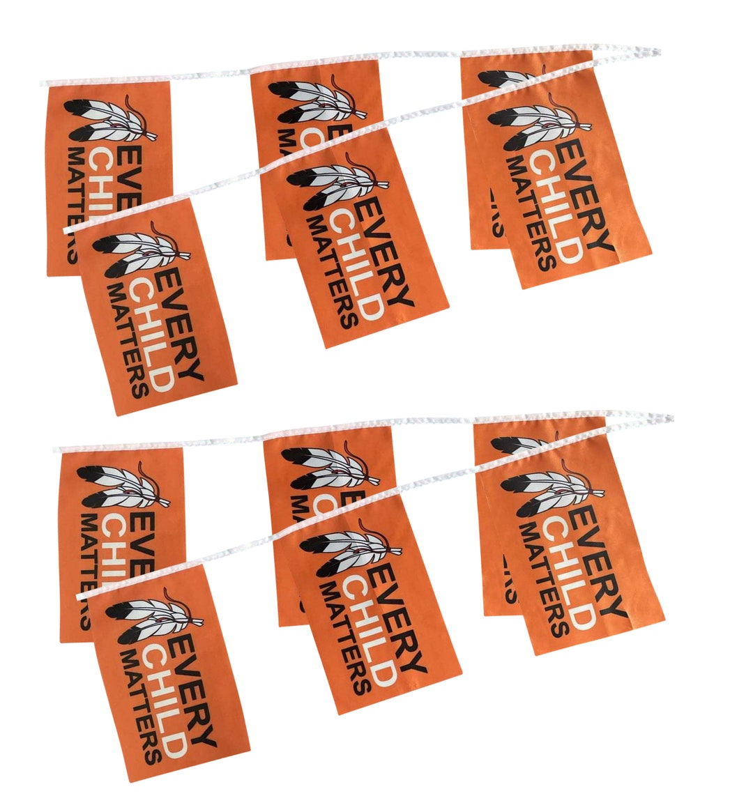 Every Child Matters String Flag Bunting Banner, Orange Shirt Day Flag ...