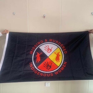 MMIWG Flag, Medicine Wheel Flag, No More Stolen Sisters, Missing and ...