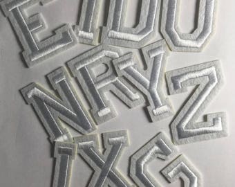 Embroidered letter | Etsy