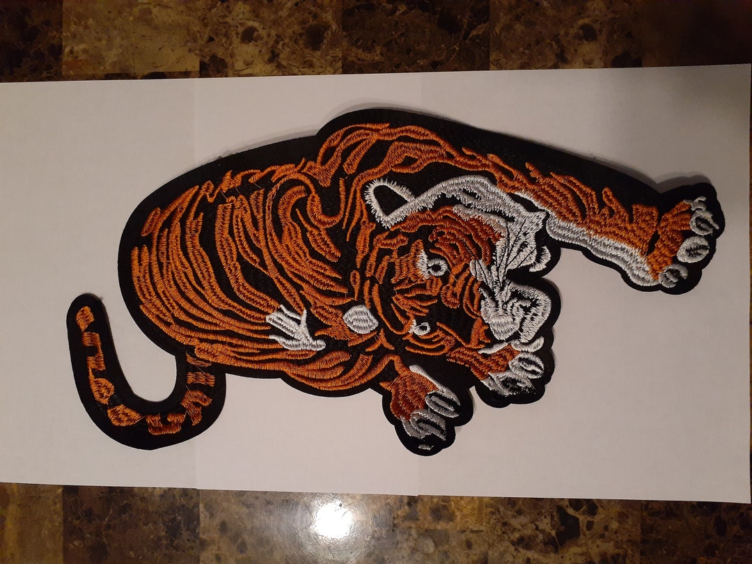 Tiger Iron-on Patch, Large Tiger Back Patch - Etsy