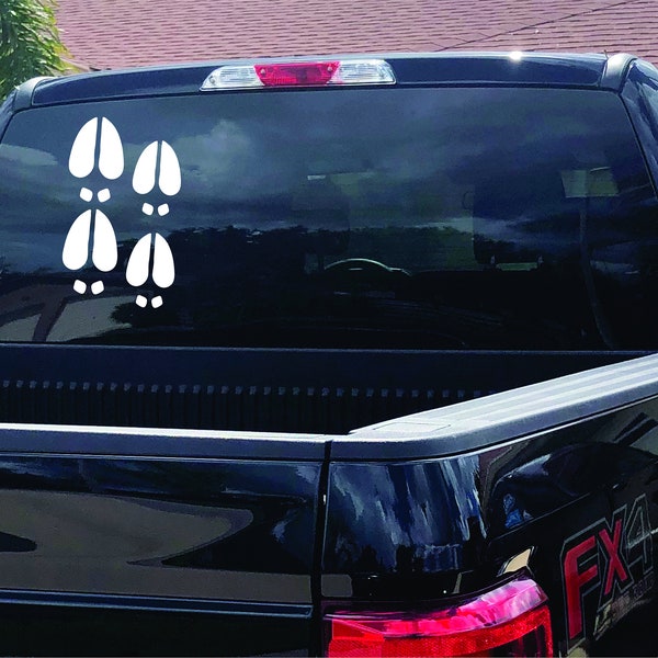 Deer Tracks Decal - Etsy