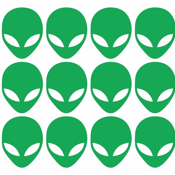 Alien Vinyl Decal - Etsy
