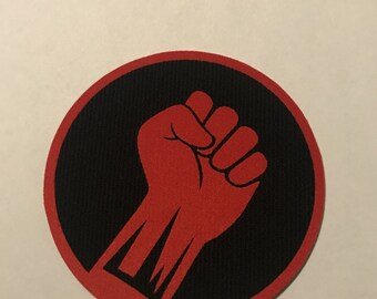 Freedom Fist Embroidered Iron-on Patch - Etsy