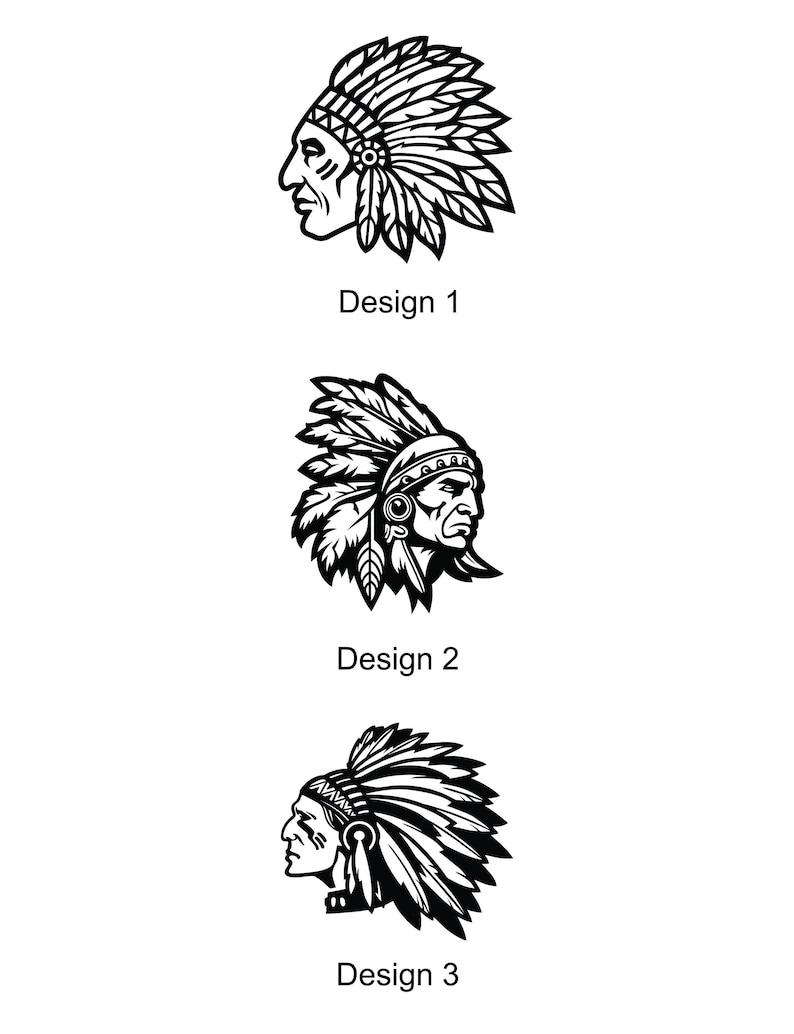 Indian Chief Vinyl Decal Window Decal Car Decal - Etsy