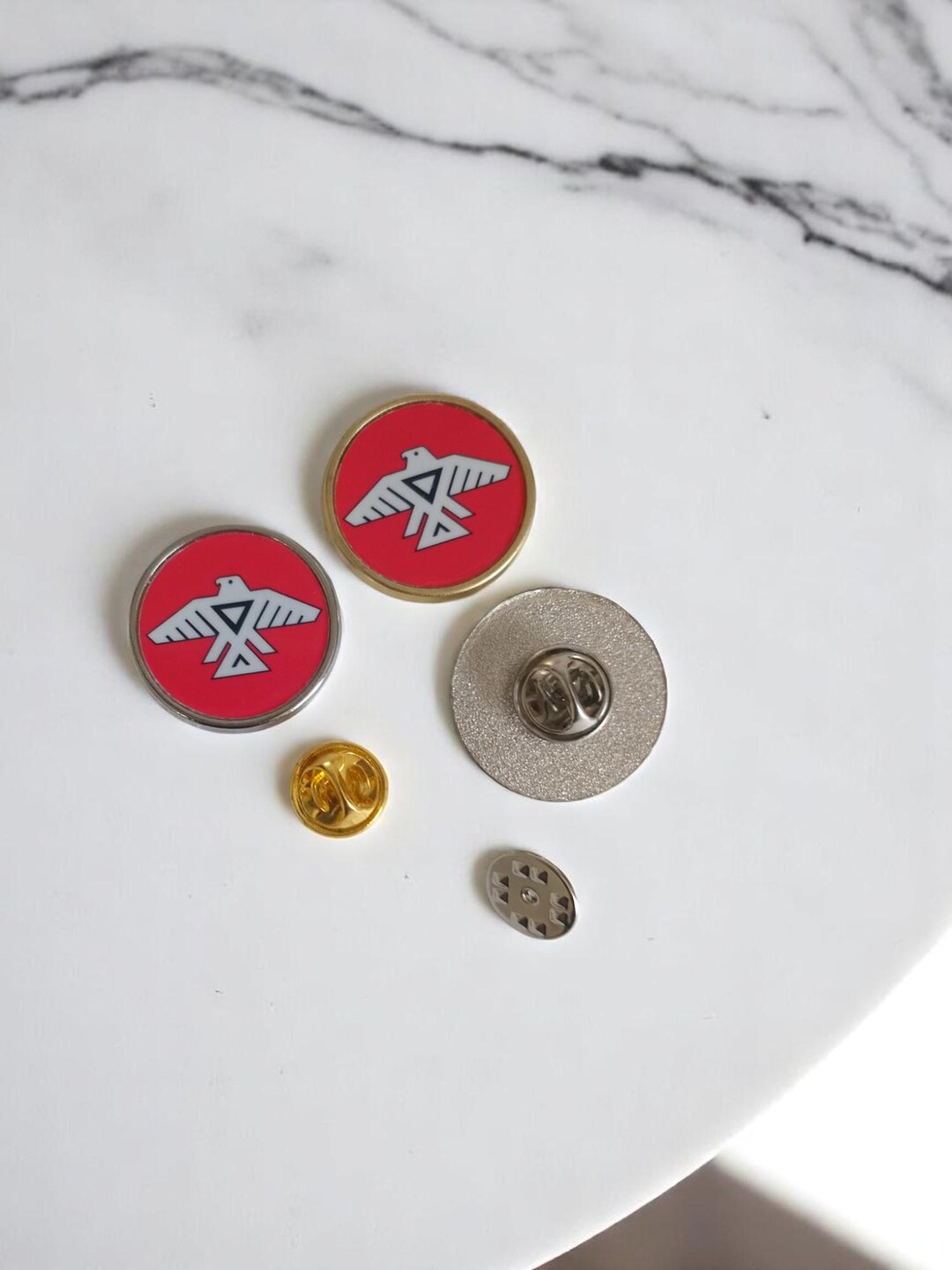 Thunderbird Printed Lapel Pin, Anishinaabe Thunderbird Pin - Etsy