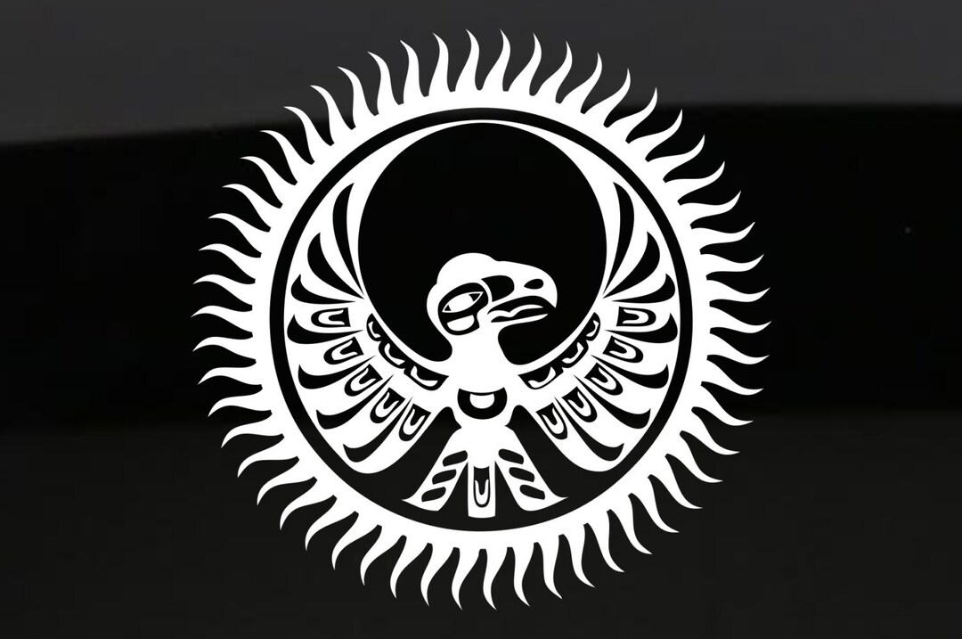Native American Raven Vinyl Decal - Etsy