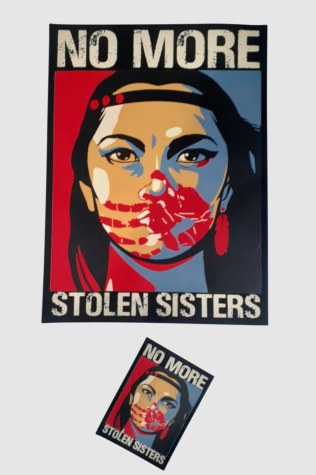 MMIWG Patch, Missing and Murdered Indigenous Women Iron on Patch, Red ...
