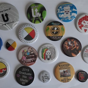 Create Your Own, Custom Pinback Button, Magnet, Pocket Mirror, Printed ...