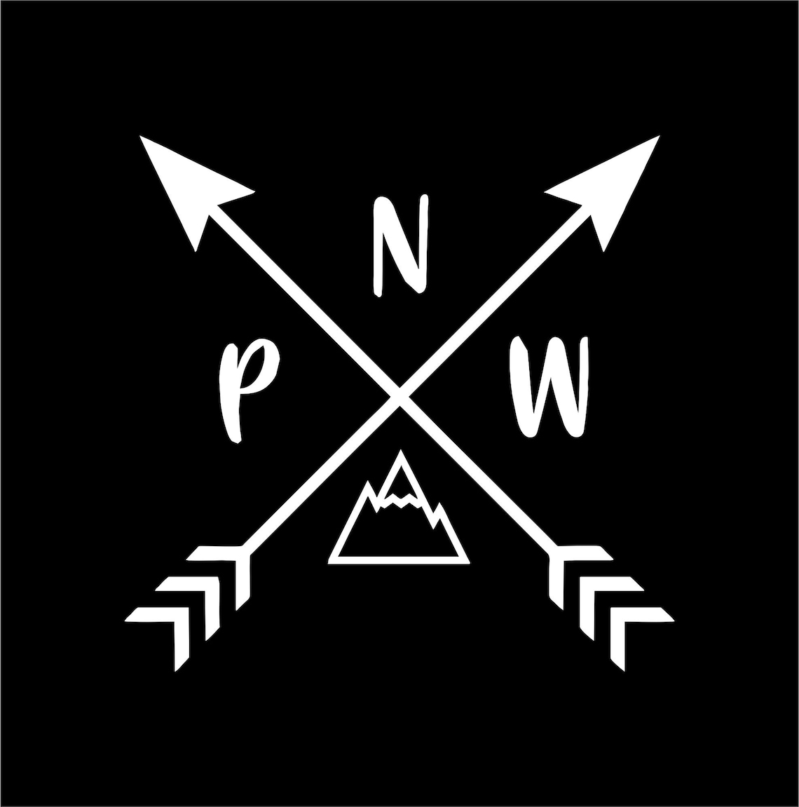 Pacific Northwest Vinyl Decal - Etsy