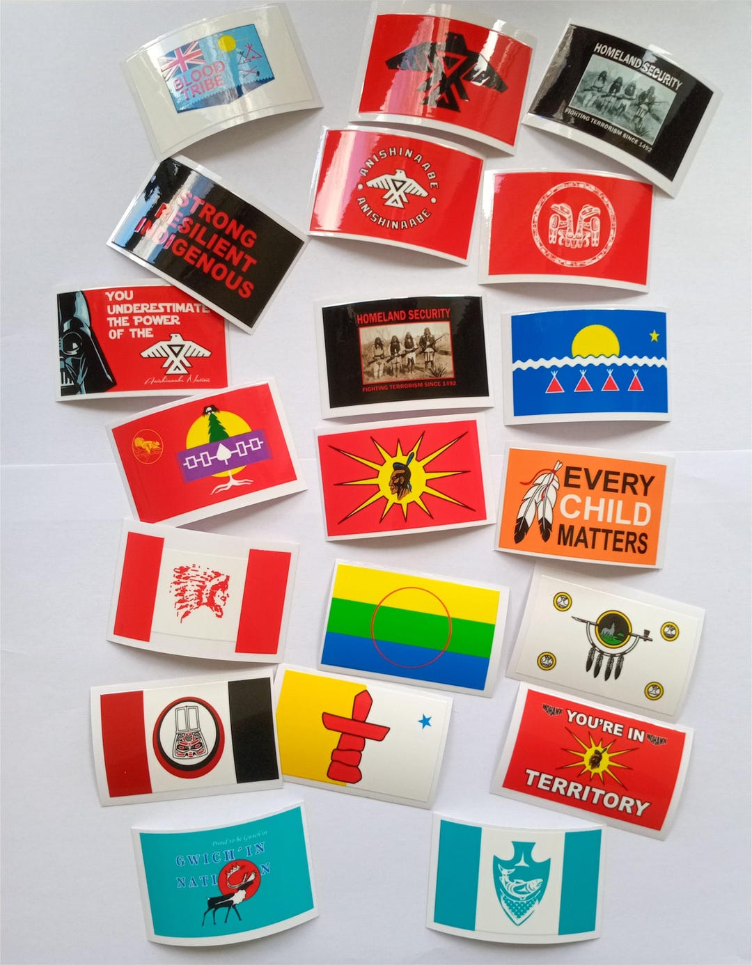 Native Flags UV DTF Sticker, Indigenous Sticker - Etsy