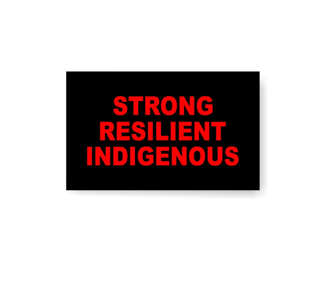 Strong Resilient Indigenous- Magnet-bumper Sticker - Etsy
