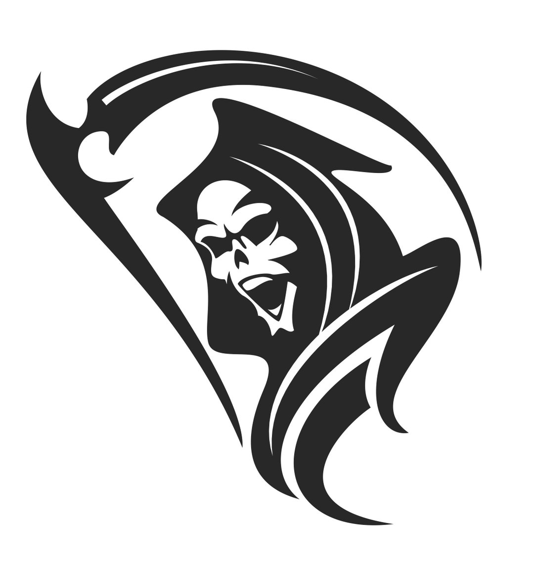 Grim Reaper Vinyl Decal - Etsy